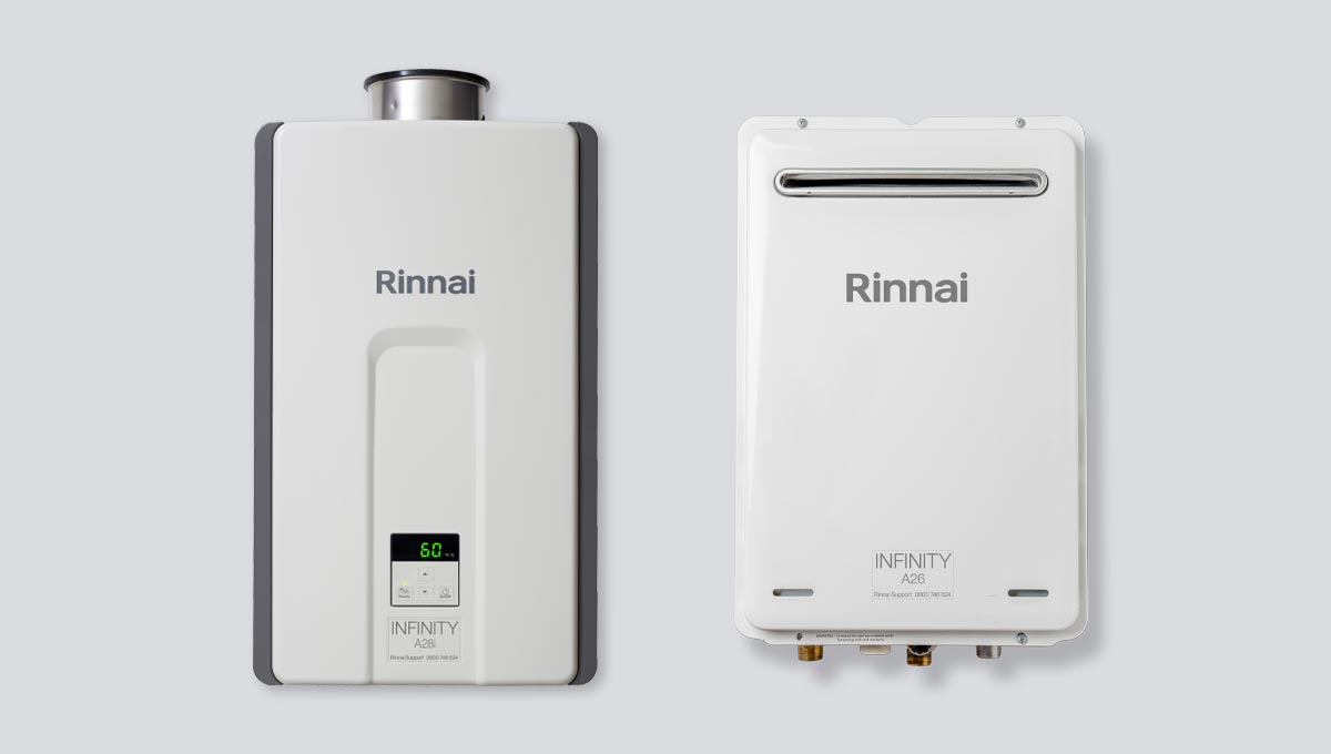 Rinnai INFINITY A-Series Gas Continuous Flow Water Heaters | rinnai.co.nz