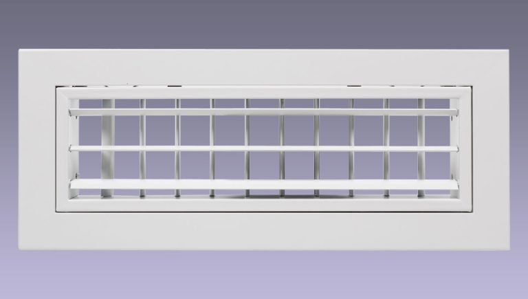 Double deflection grilles