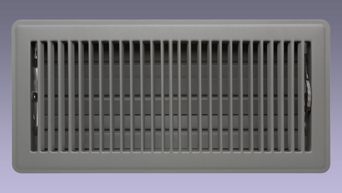 Metal floor grilles