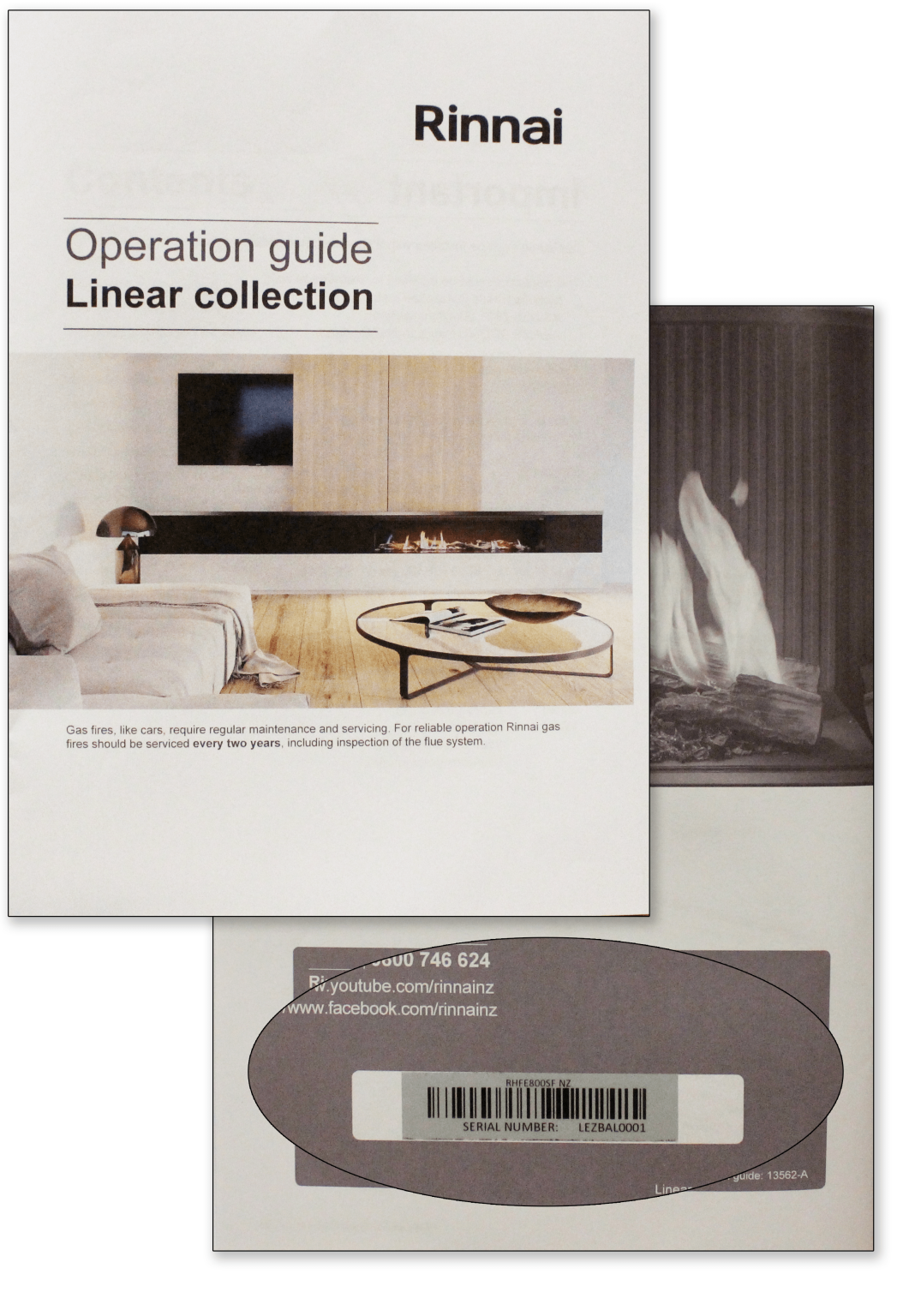 Serial Number - Rinnai